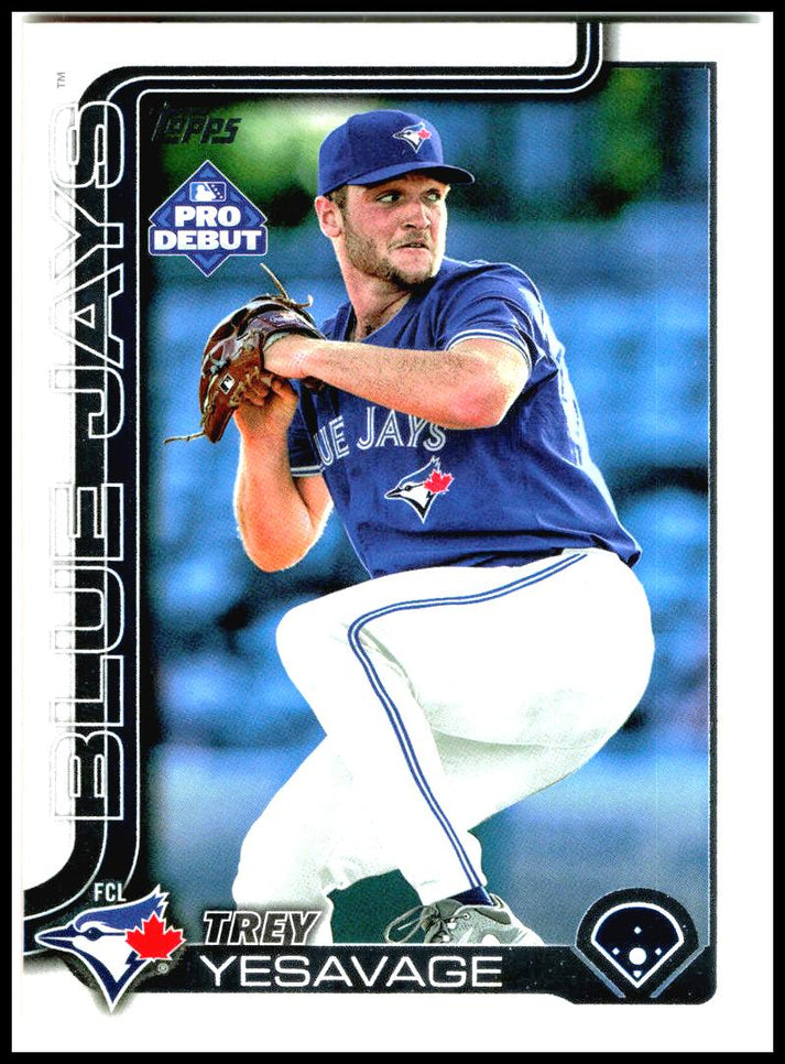 2025 Topps Pro Debut #PD-45 Trey Yesavage FCL Blue Jays – Search and ...