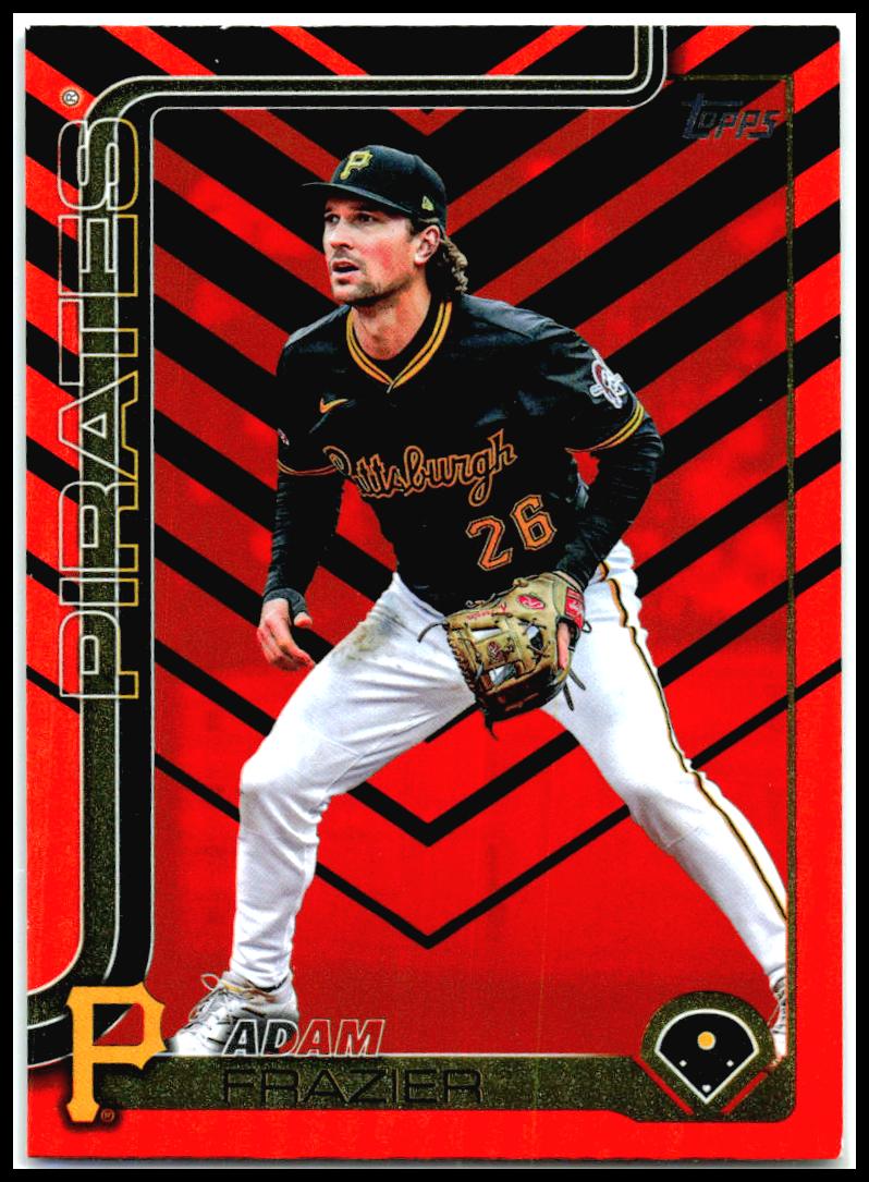 2025 Topps Update Holiday #US51 Adam Frazier Pittsburgh Pirates ...