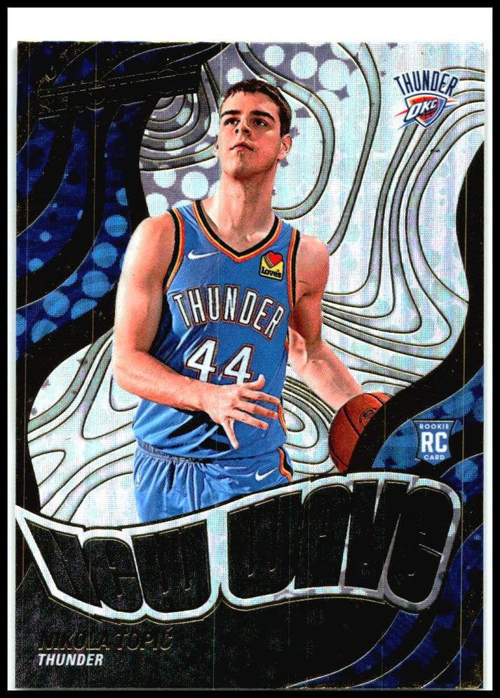 2024-25 Panini Revolution New Wave #22 Nikola Topic Oklahoma City Thun ...