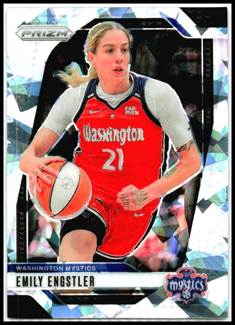 2024 Panini Prizm WNBA Ice Prizms #67 Emily Engstler Washington Mystic ...