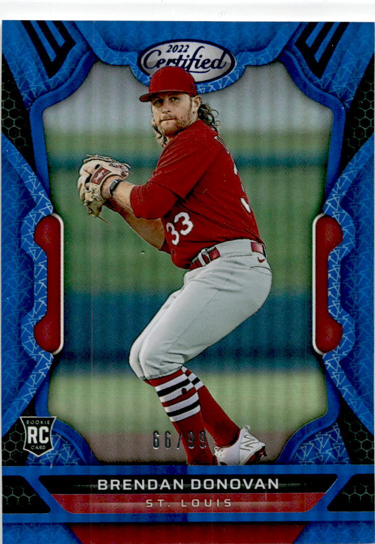 2022 Panini Chronicles Certified Blue #18 Brendan Donovan Rookie Cardi ...